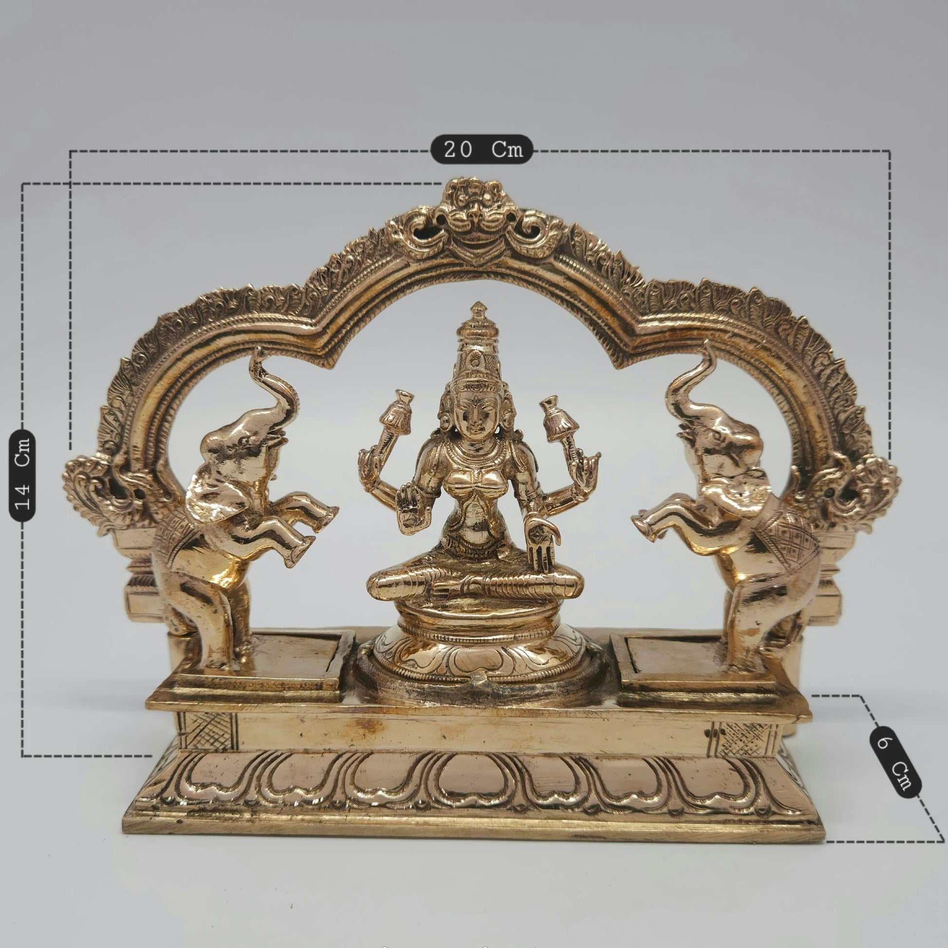 Panchaloha Gajalakshmi Statue 6 Inch – Swamimalai Idol | Sri ...